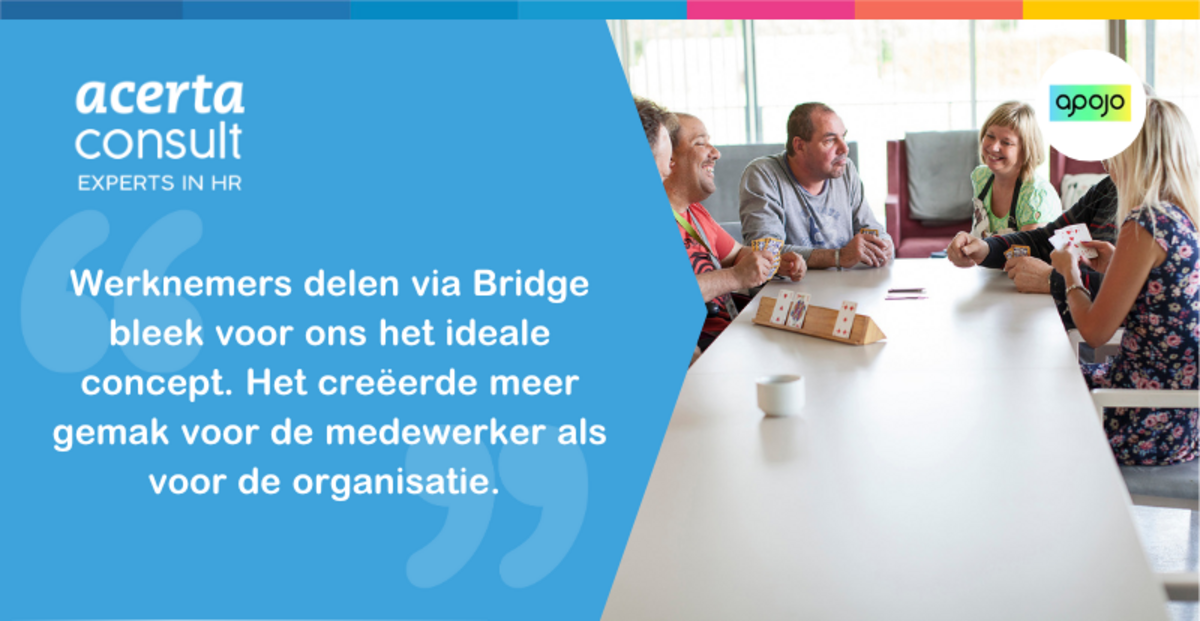 Apojo kiest voor Bridge - Acerta Consult